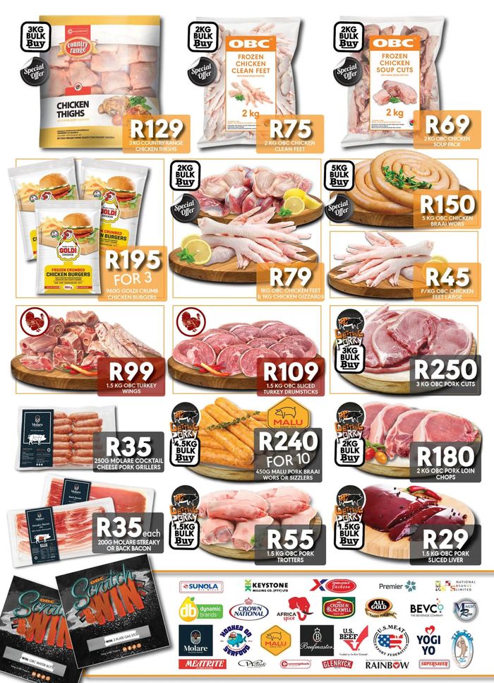 OBC Meat & Chicken Dwarsloop - Dwarsloop Mall | Trading Hours ...