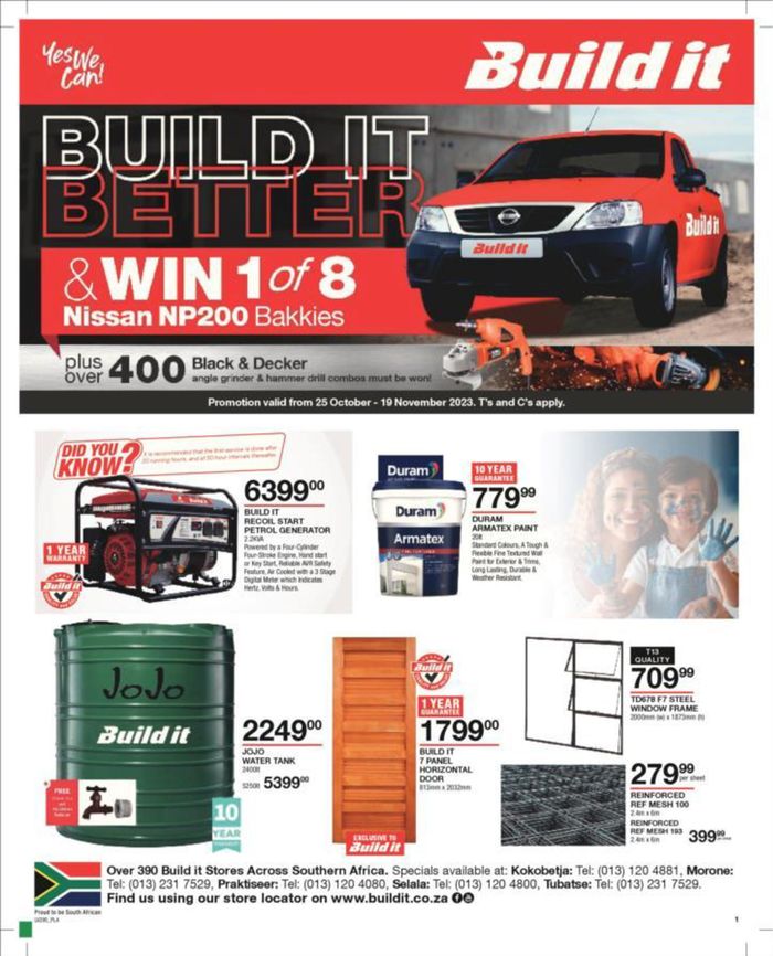 Build It Burgersfort - Shop 2 Block 2 | Trading Hours & Specials | Tiendeo