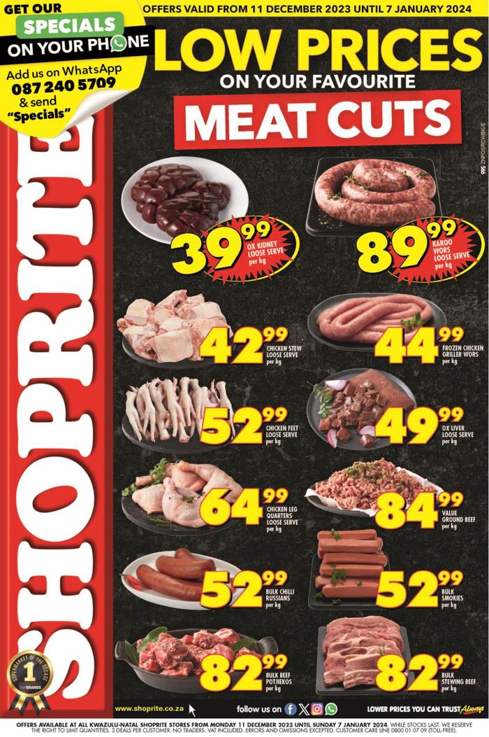 Shoprite in Durban | Christmas Specials & Catalogues | Tiendeo