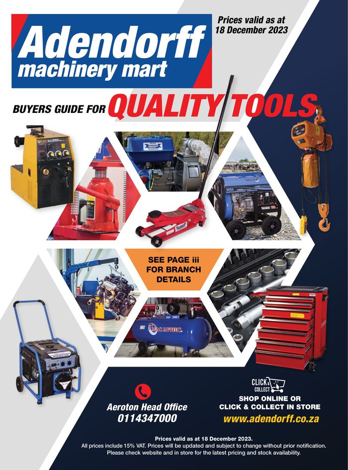 Adendorff Machinery Mart | Deals & Specials - February 2024 | Tiendeo