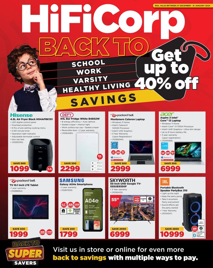 HiFi Corp | Deals & Specials - Back to school | Tiendeo