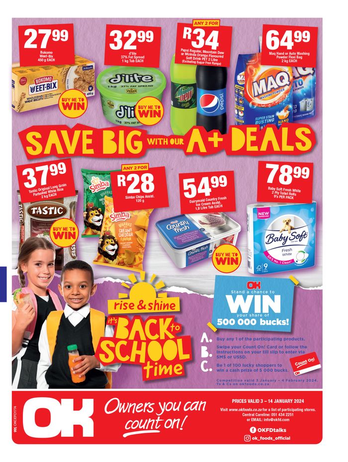 OK Foods in Mafikeng | Back to school Specials & Catalogues | Tiendeo