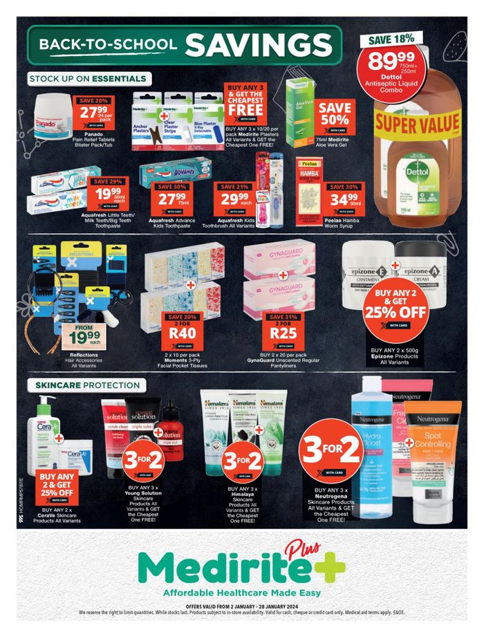 MediRite | Brochures & Specials - January 2024 | Tiendeo