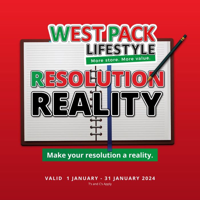 West Pack Lifestyle in Krugersdorp | Weekly Catalogues & Specials | Tiendeo
