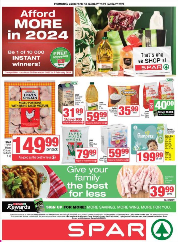 Super spar specials pretoria