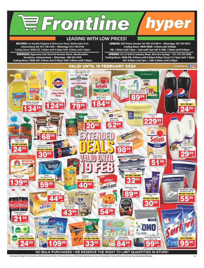 Frontline Hyper in Pretoria | Valentine's Day Specials & Catalogues ...