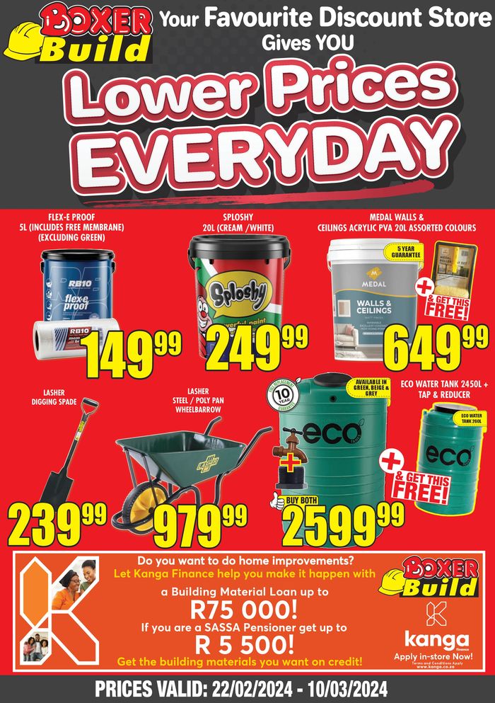 Boxer Build Matatiele - 107 North Street | Trading Hours & Specials ...