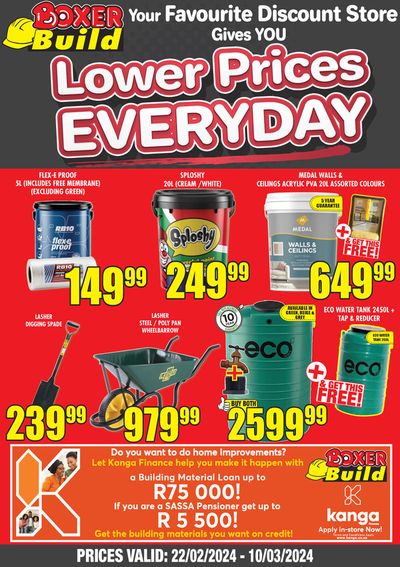 Boxer Build | Specials & Catalogues - March 2024 | Tiendeo