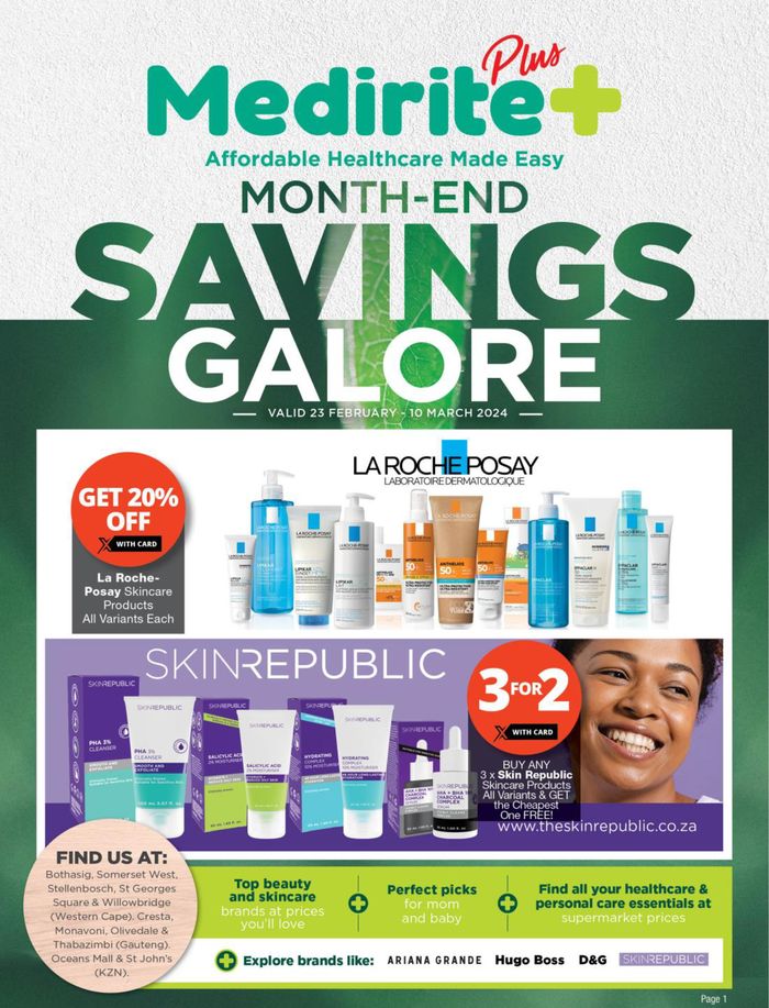 MediRite | Brochures & Specials - March 2024 | Tiendeo