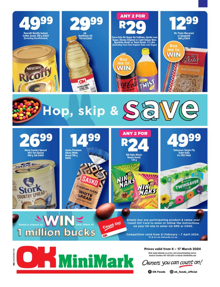 OK MiniMark in Bloemfontein | Weekly Specials & Catalogues | Tiendeo