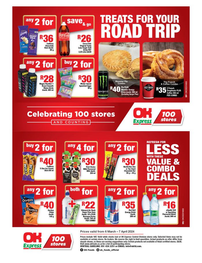 OK Express Kimberley - Airport N8 | Trading Hours & Specials | Tiendeo