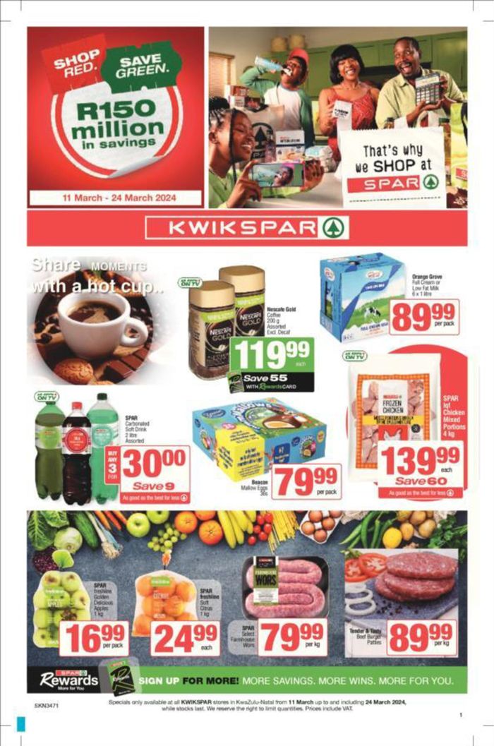 KwikSpar Kloof - 20 Charles Way, Kloof | Trading Hours & Specials | Tiendeo