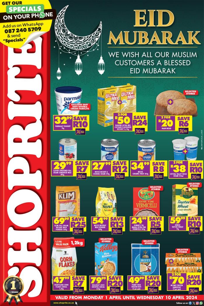 Shoprite Durban - Julius Nyerere Street | Trading Hours & Specials ...