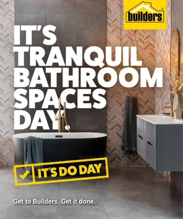 Builders | Specials & Catalogues - April 2024 | Tiendeo