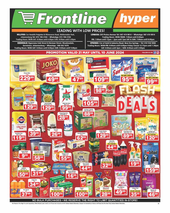 Frontline Hyper in Pretoria | Weekly Specials & Catalogues | Tiendeo
