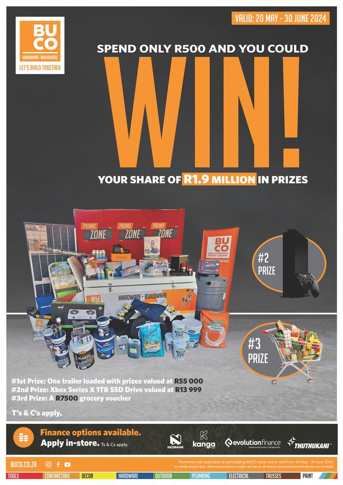 BUCO | Catalogues & Specials - June 2024 | Tiendeo