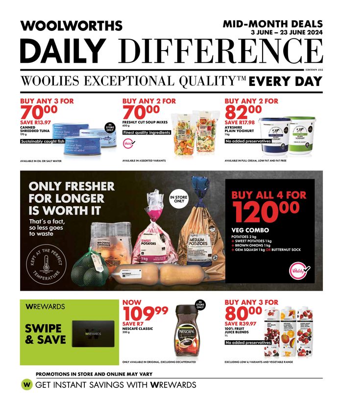 Woolworths | Specials & Catalogues - AW 2024 | Tiendeo