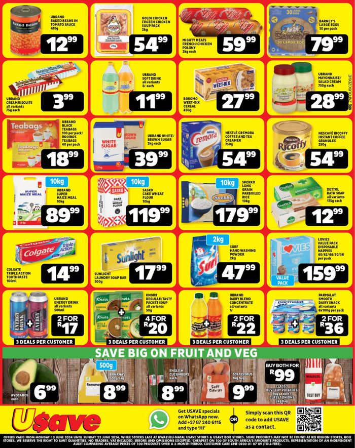 Usave | Specials & Catalogues - June 2024 | Tiendeo