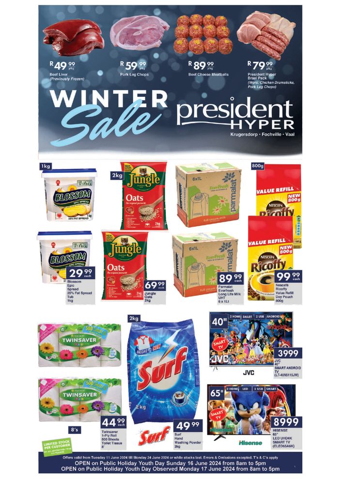 President Hyper | Specials & Catalogues - June 2024 | Tiendeo