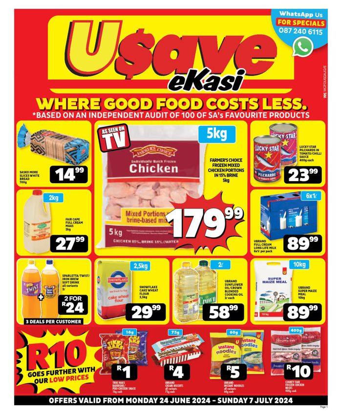 Usave in Stellenbosch | Weekly Specials & Catalogues | Tiendeo
