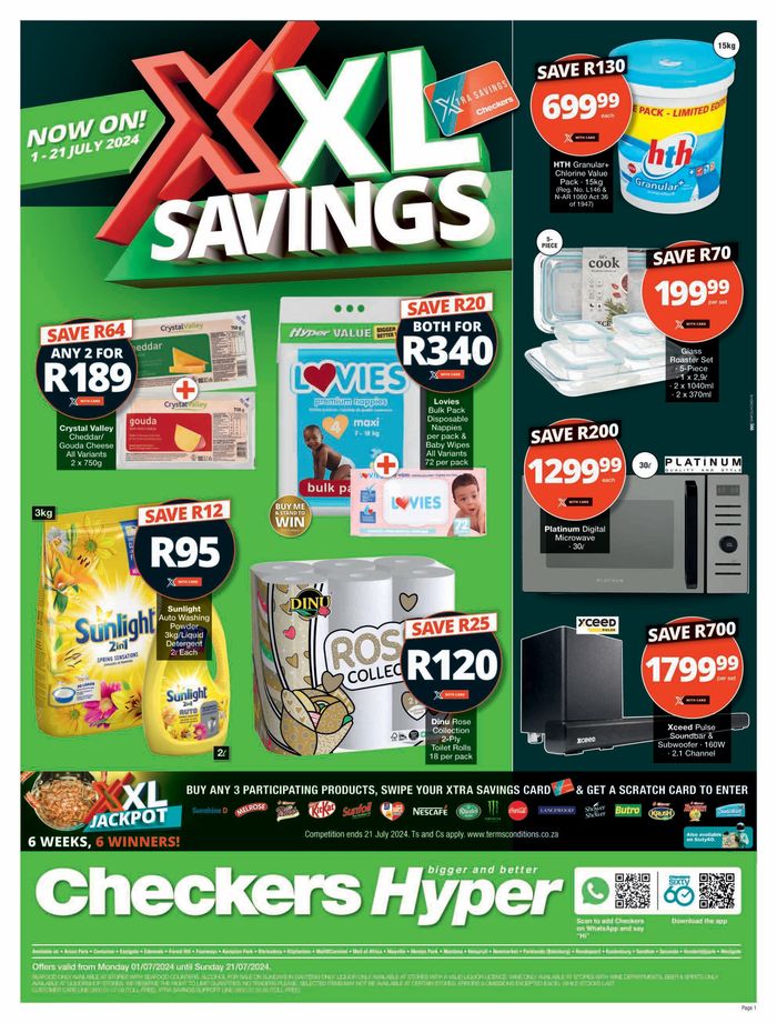 Checkers Hyper | Specials & Catalogues - July 2024 | Tiendeo
