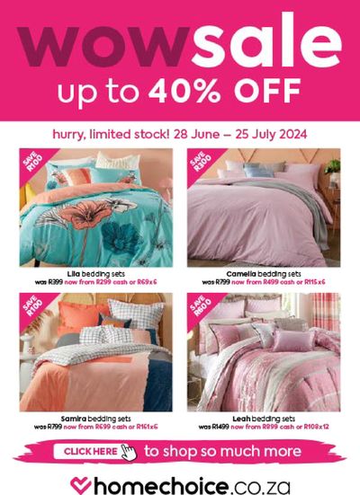 HomeChoice | Catalogues & Specials - July 2024 | Tiendeo