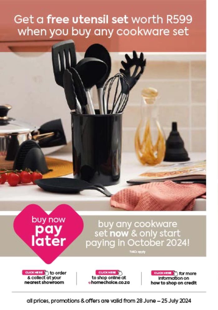 HomeChoice | Catalogues & Specials - July 2024 | Tiendeo