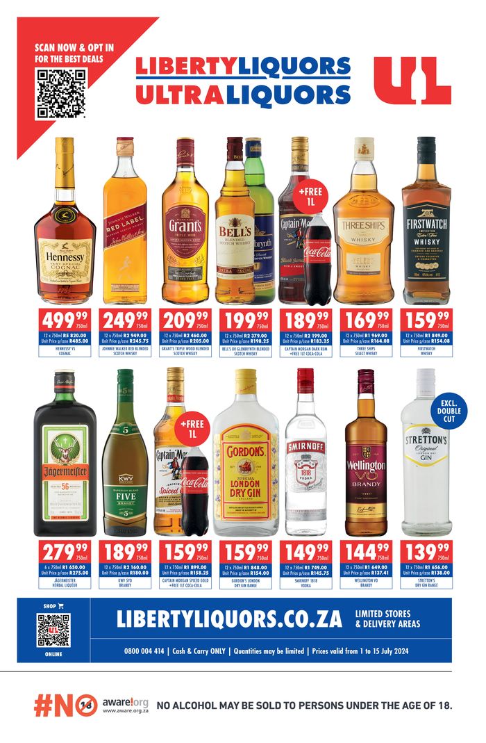 Ultra Liquors Specials & Catalogues - July 2024 | Tiendeo