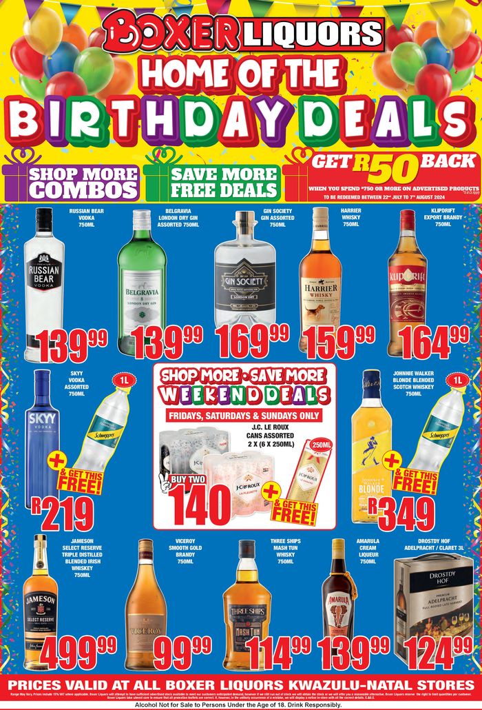 Boxer Liquors | Specials & Catalogues - July 2024 | Tiendeo