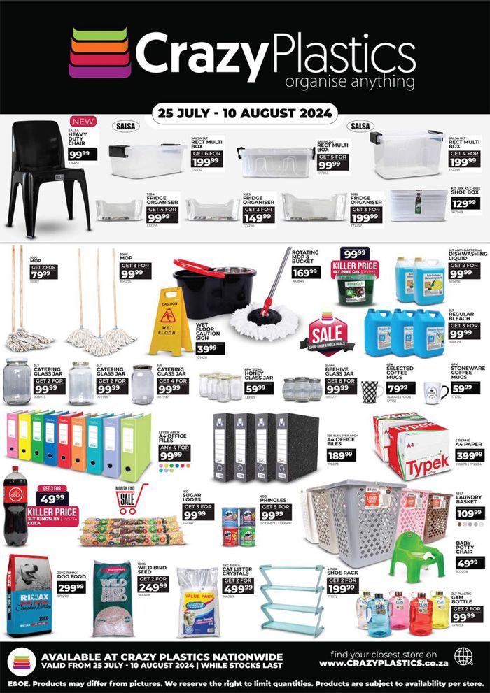 Crazy Plastics Bethlehem - Shop No. 50, Heidelberg Mall Cnr N3 & Jacobs ...