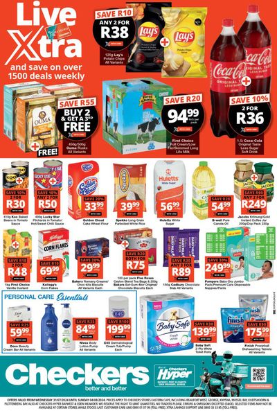 Checkers Hyper | Specials & Catalogues - August 2024 | Tiendeo