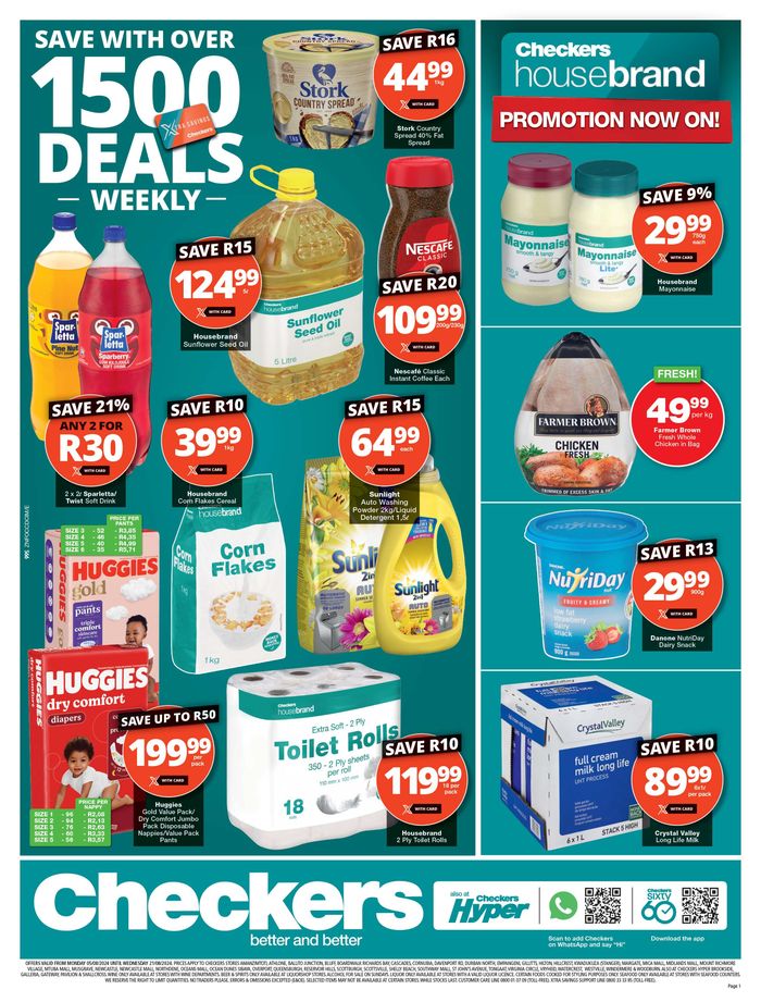 Checkers Hyper | Specials & Catalogues - August 2024 | Tiendeo