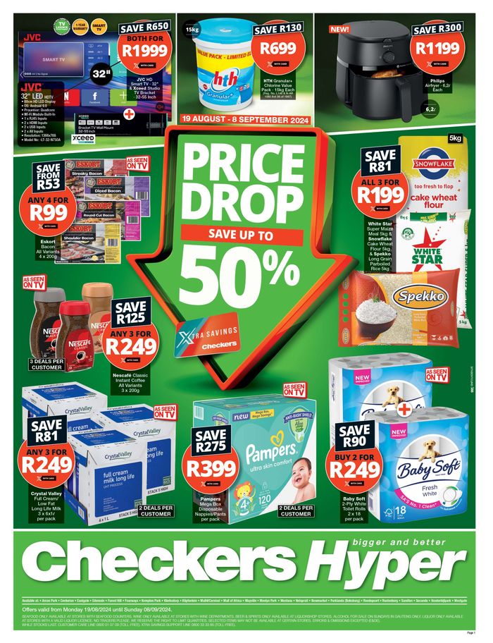 Checkers Hyper | Specials & Catalogues - August 2024 | Tiendeo