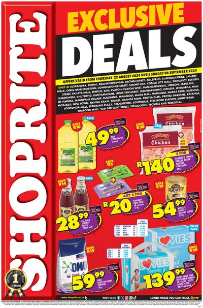 Shoprite | Specials & Catalogues - September 2024 | Tiendeo