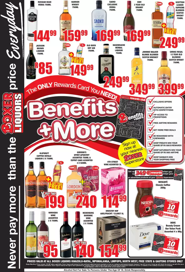 Boxer Liquors | Specials & Catalogues - October 2024 | Tiendeo