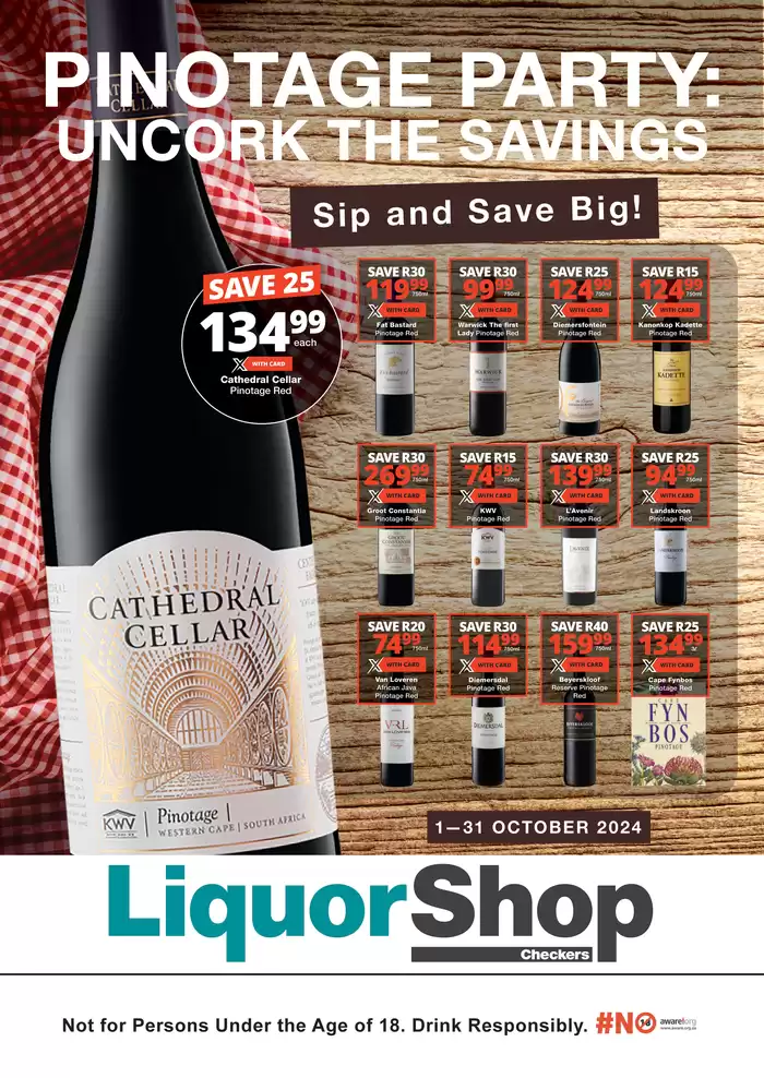 Checkers Liquor Shop | Specials & Catalogues - October 2024 | Tiendeo